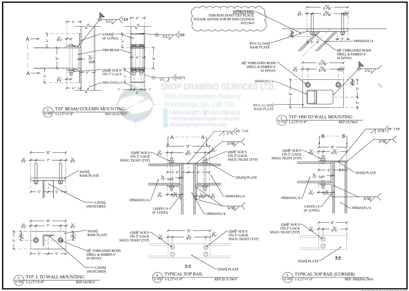 Construction Shop Drawings | Shop Drawing Services Ltd