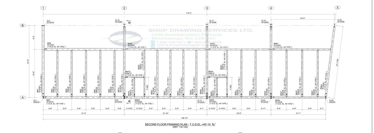 Structural Steel Shop Drawings | Shop Drawing Services Ltd